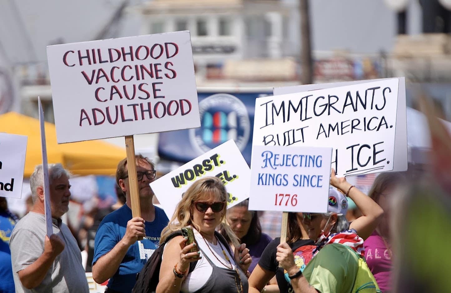 New "No Kings" Marches Are Planned for October 18 In Downtown San Diego